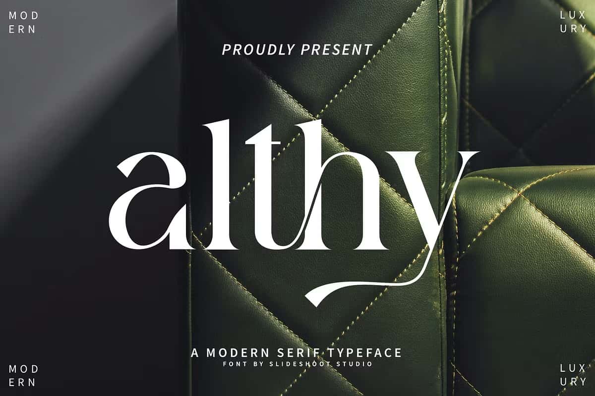 Althy - Modern Serif Typeface - Leasted - Graphics Template Resources