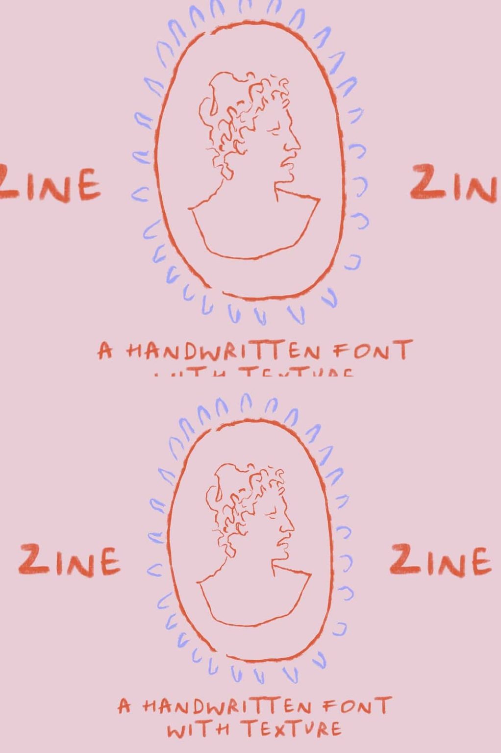 Zine Font SVG A Handwritten Font - Leasted - Graphics Template Resources