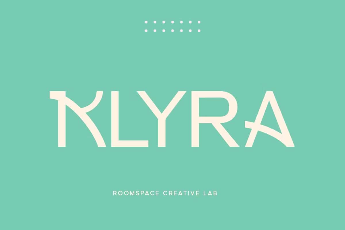 Klyra - Clean Modern Logo Font - Leasted - Graphics Template Resources