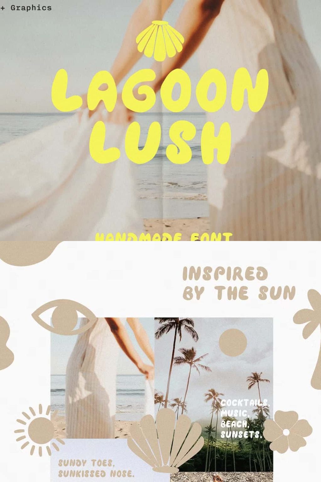 Lagoon Lush Bold Handmade Font - Leasted - Graphics Template Resources