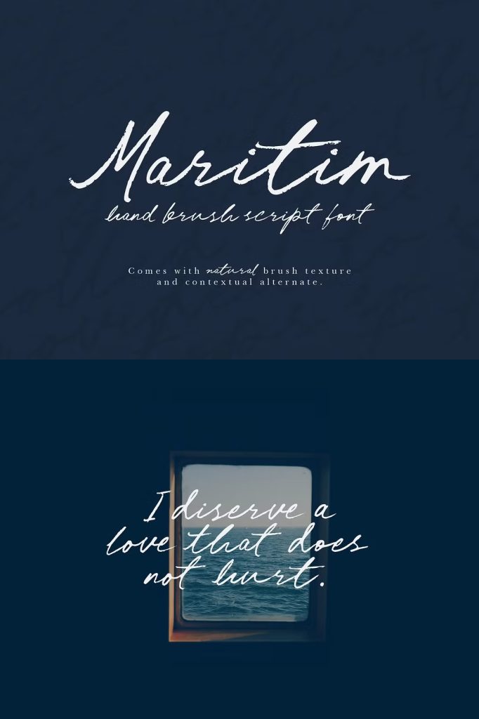 Maritim | Brush Script - Leasted - Graphics Template Resources