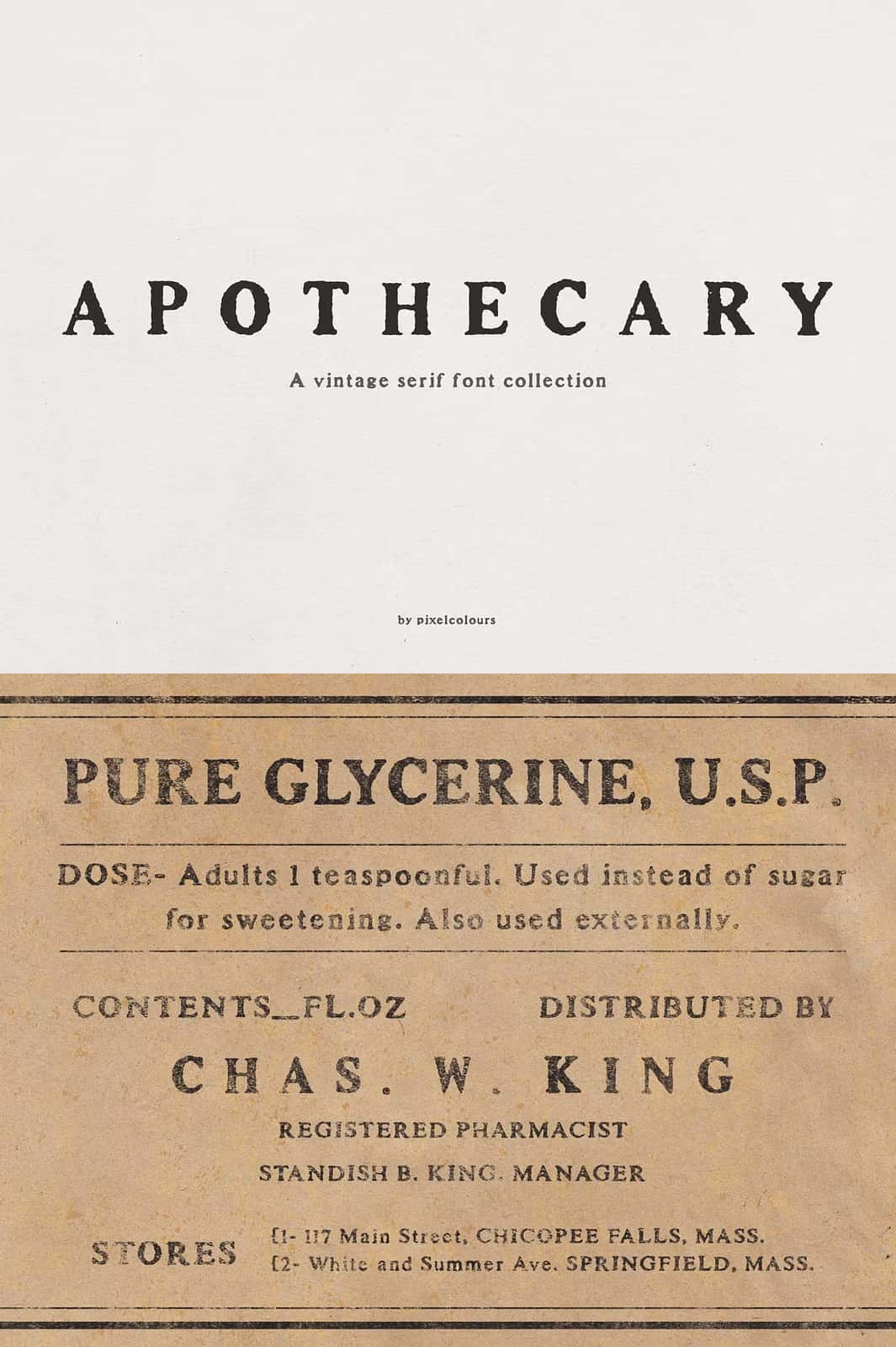 Apothecary Serif Font Collection - Leasted - Graphics Template Resources