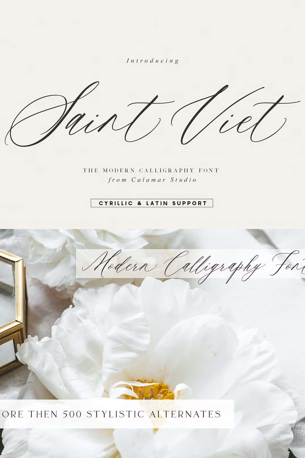 Saint Viet | Calligraphy Font - Leasted - Graphics Template Resources