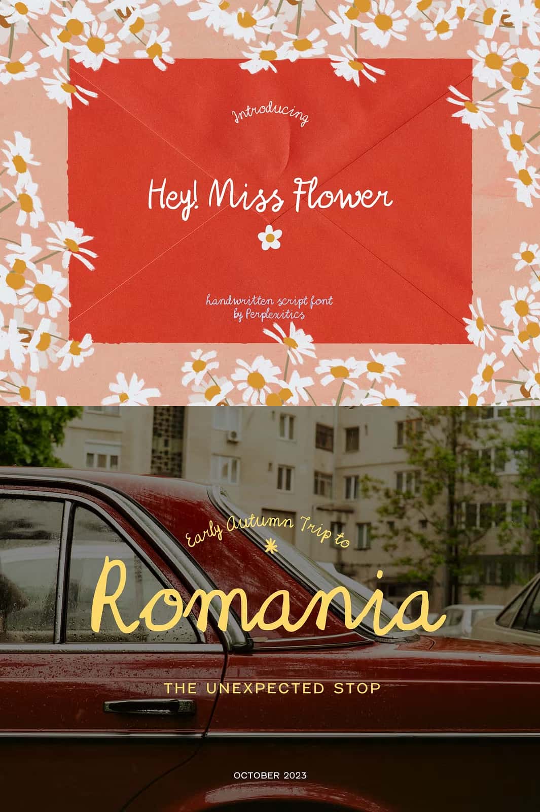 Hey Miss Flower Handwritten Script - Leasted - Graphics Template Resources