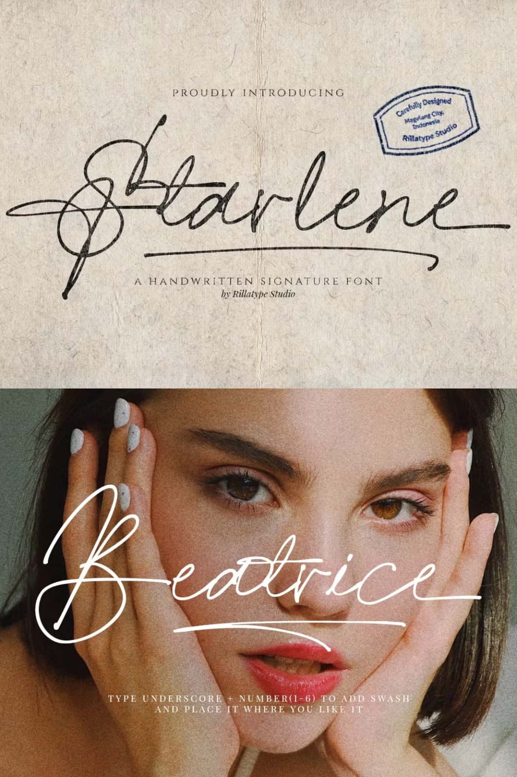 Starlene Signature Font - Leasted - Graphics Template Resources