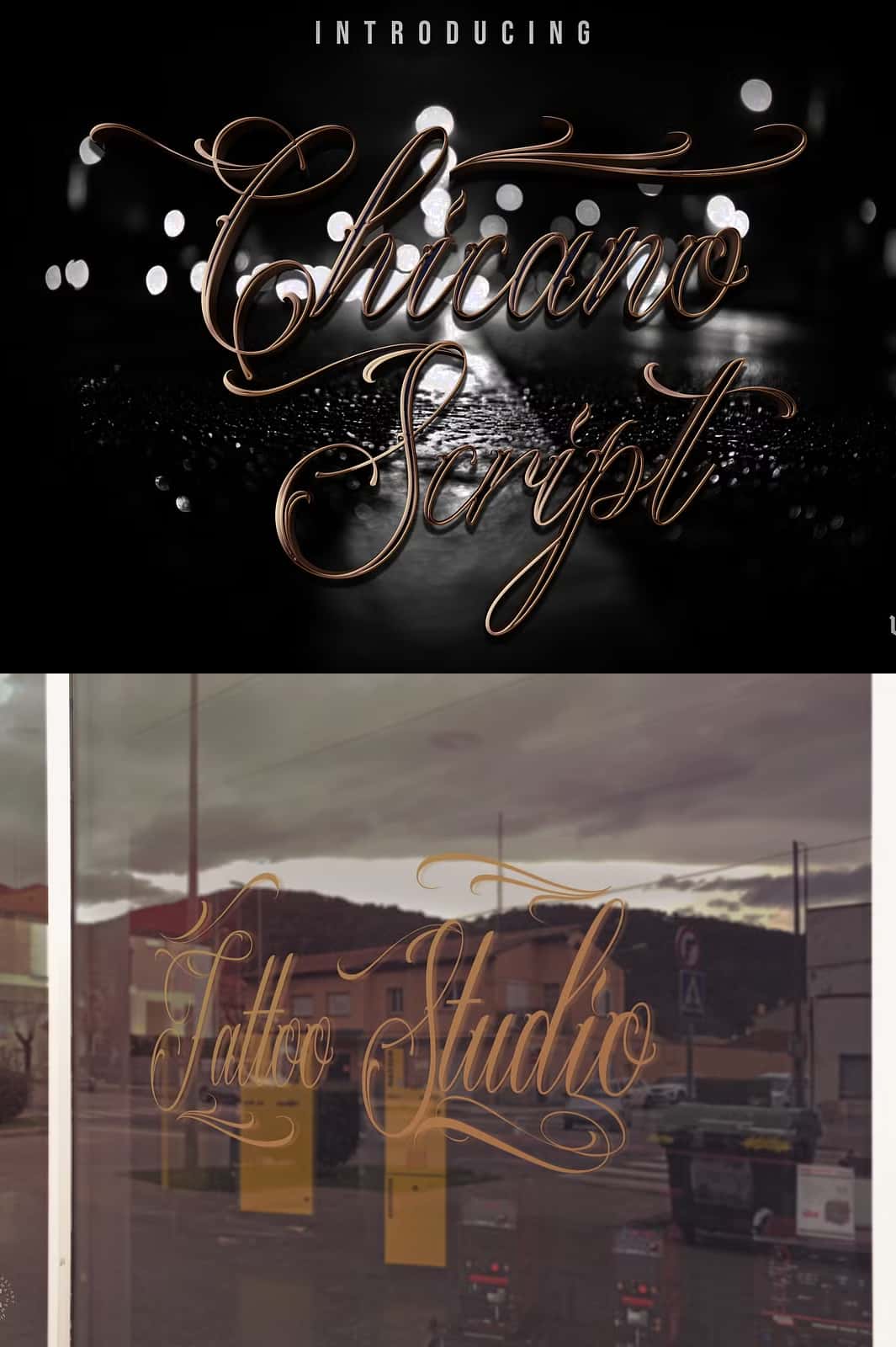 Chicano Script - Leasted - Graphics Template Resources