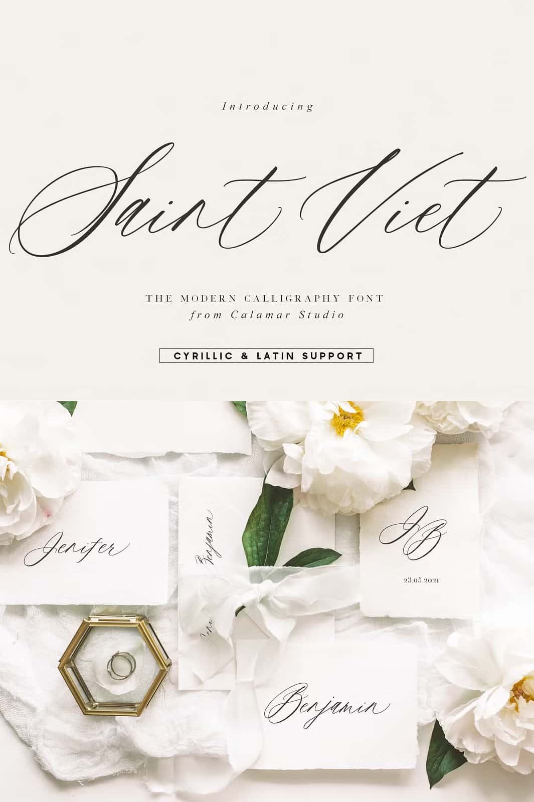 Saint Viet | Calligraphy Font - Leasted - Graphics Template Resources