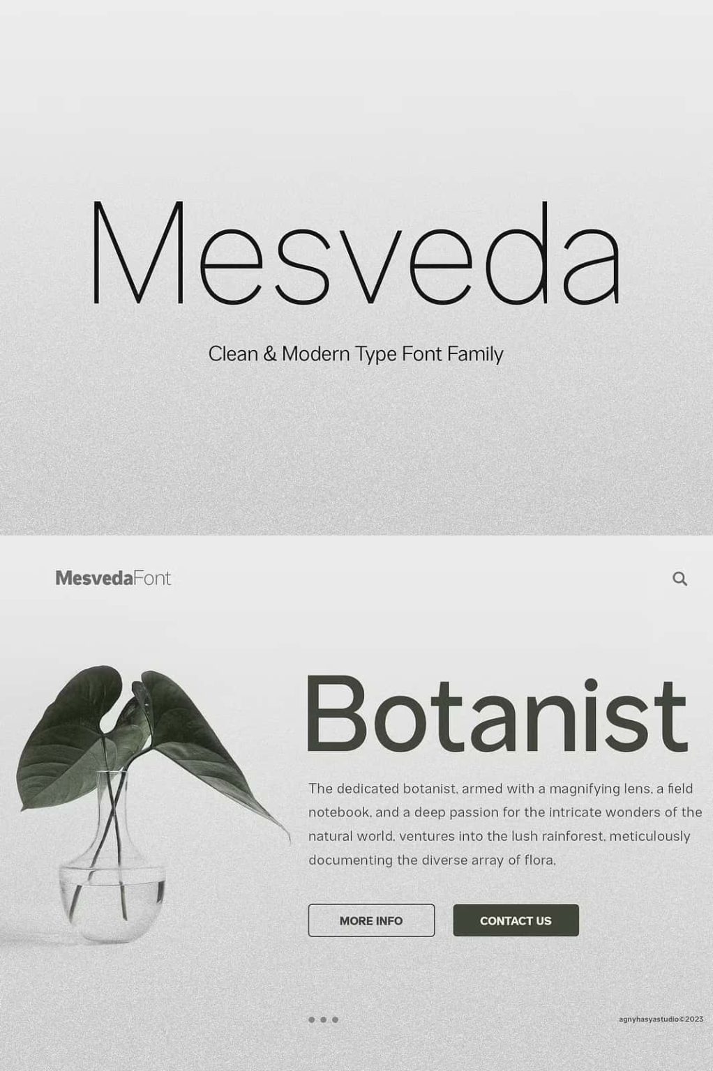 Mesveda - Clean Modern Typeface Font - Leasted - Graphics Template ...