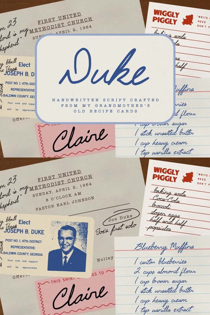 Duke Handwritten Script - Leasted - Graphics Template Resources