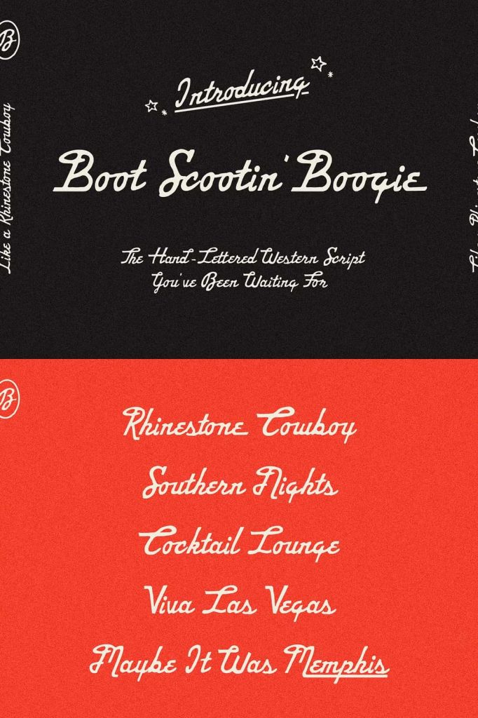Boot Scootin' Boogie Script - Leasted - Graphics Template Resources