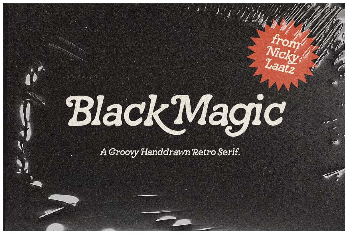Black Magic Slab Serif - Leasted - Graphics Template Resources
