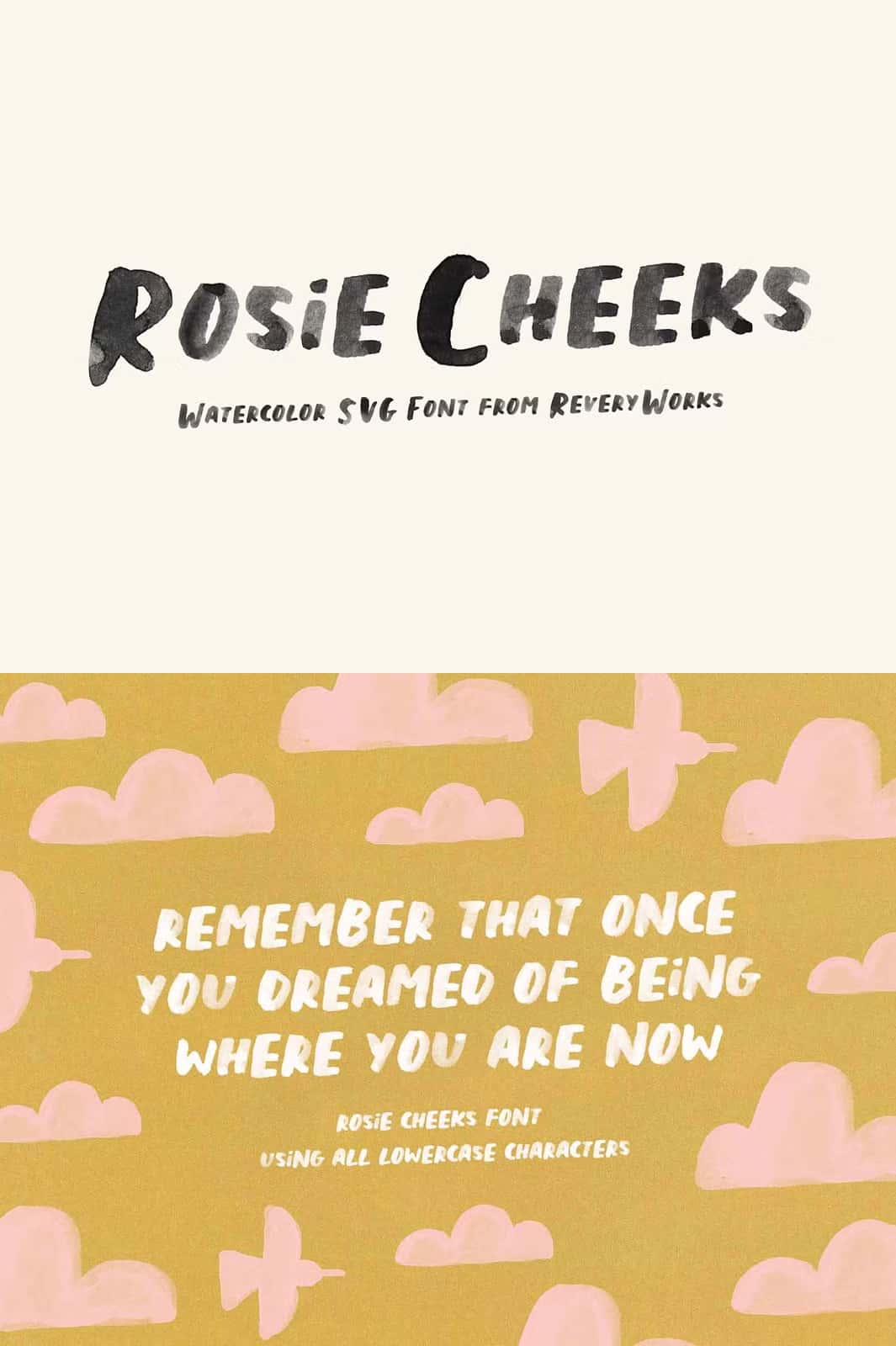 Rosie Cheeks Font - SVG & Regular - Leasted - Graphics Template Resources