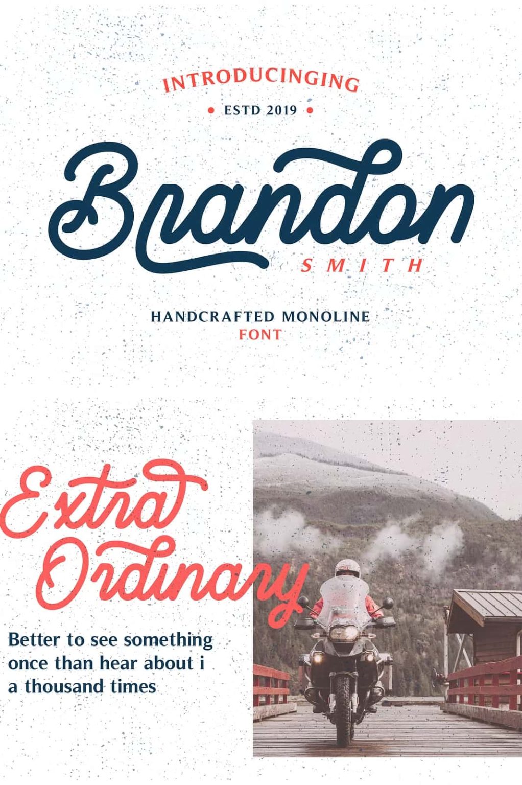Brandon Smith - Monoline Font - Leasted - Graphics Template Resources