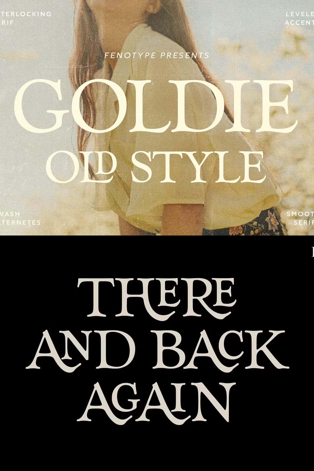 Goldie Old Style Serif Font - Leasted - Graphics Template Resources