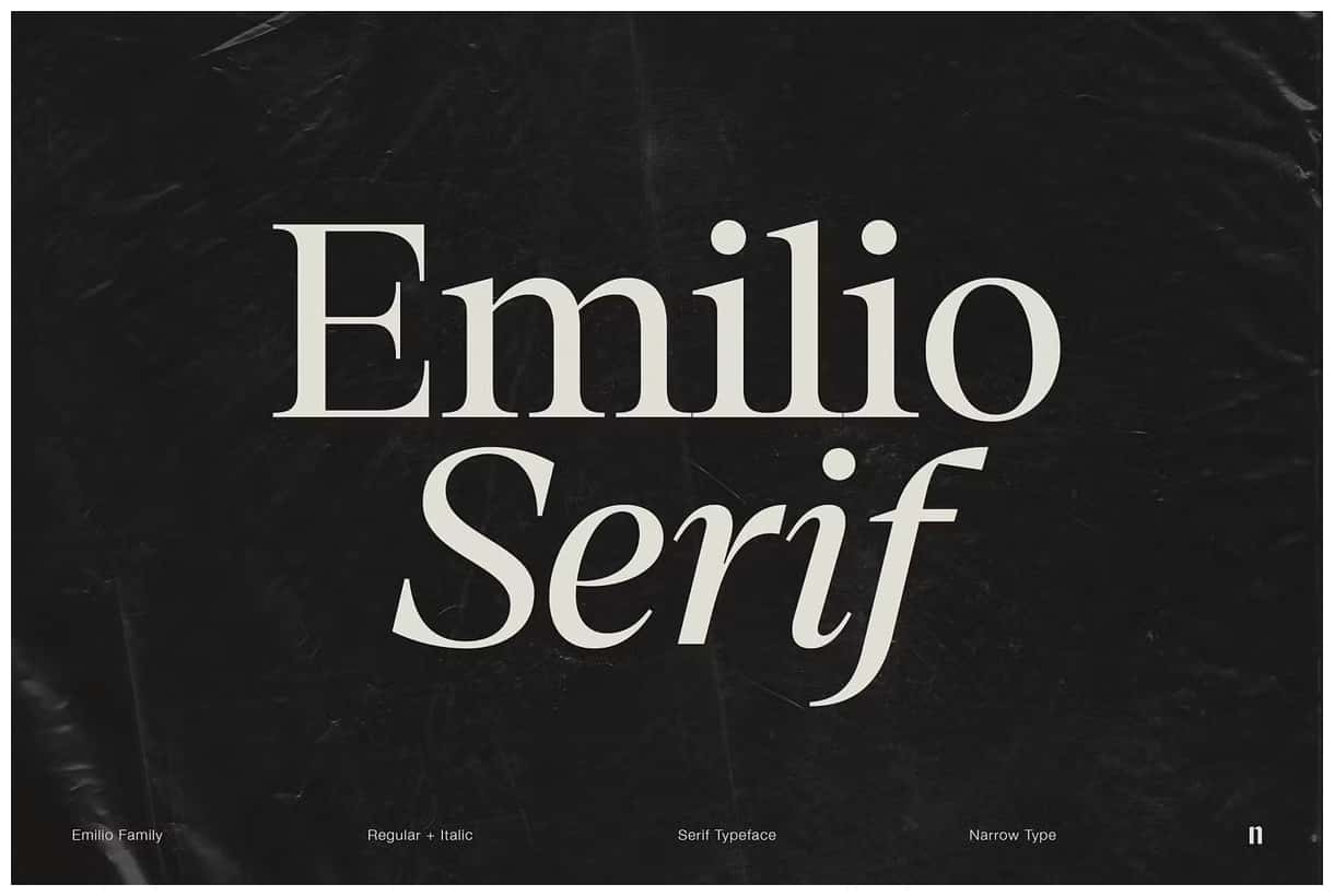 Emilio Serif (Basic Pack) - Leasted - Graphics Template Resources