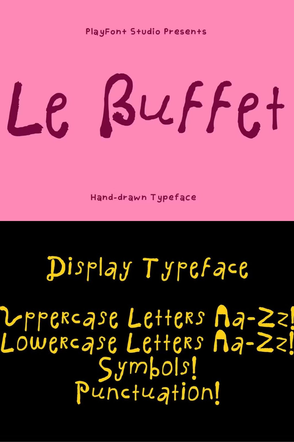 Le Buffet - A Hand-drawn Typeface - Leasted - Graphics Template Resources