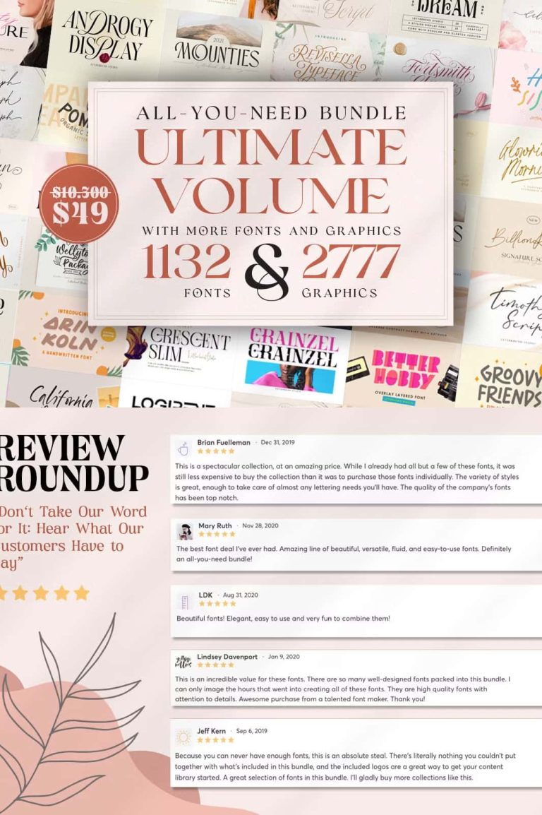 ALL-YOU-NEED-BUNDLE ULTIMATE VOLUME - Leasted - Graphics Template Resources