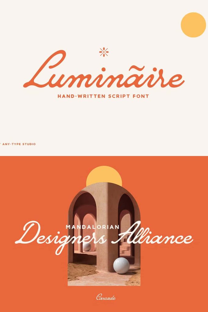 Luminaire Script - Leasted - Graphics Template Resources