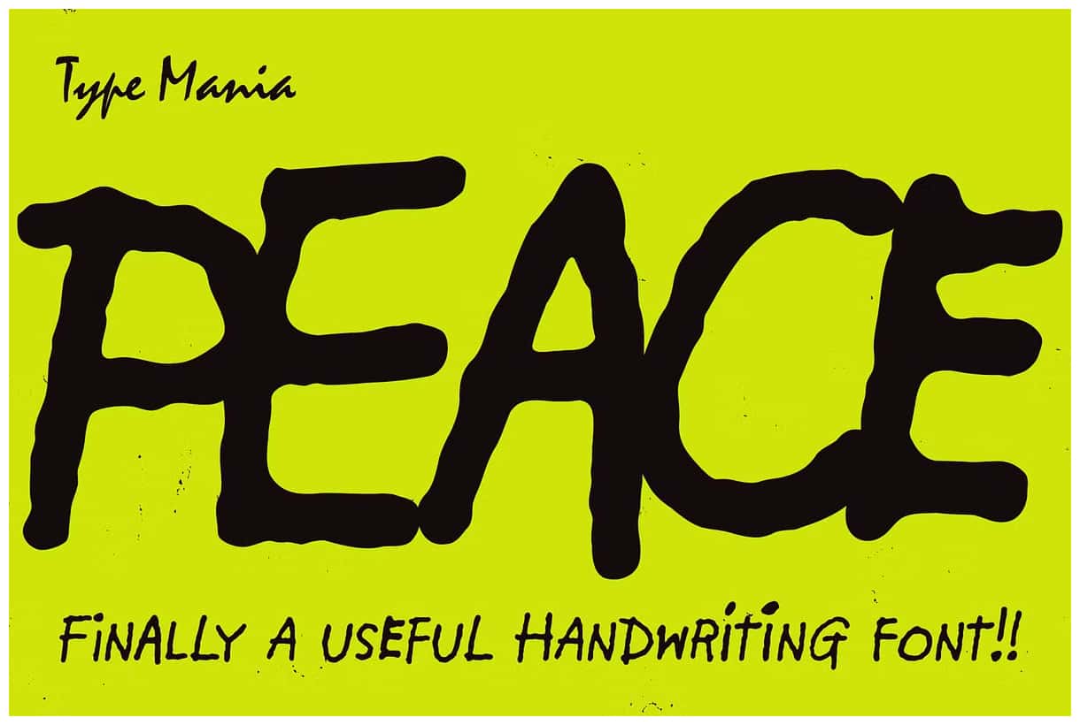 Peace TM – Automatic Script - Leasted - Graphics Template Resources