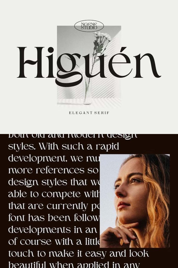 Higuen Elegant Serif - Leasted - Graphics Template Resources