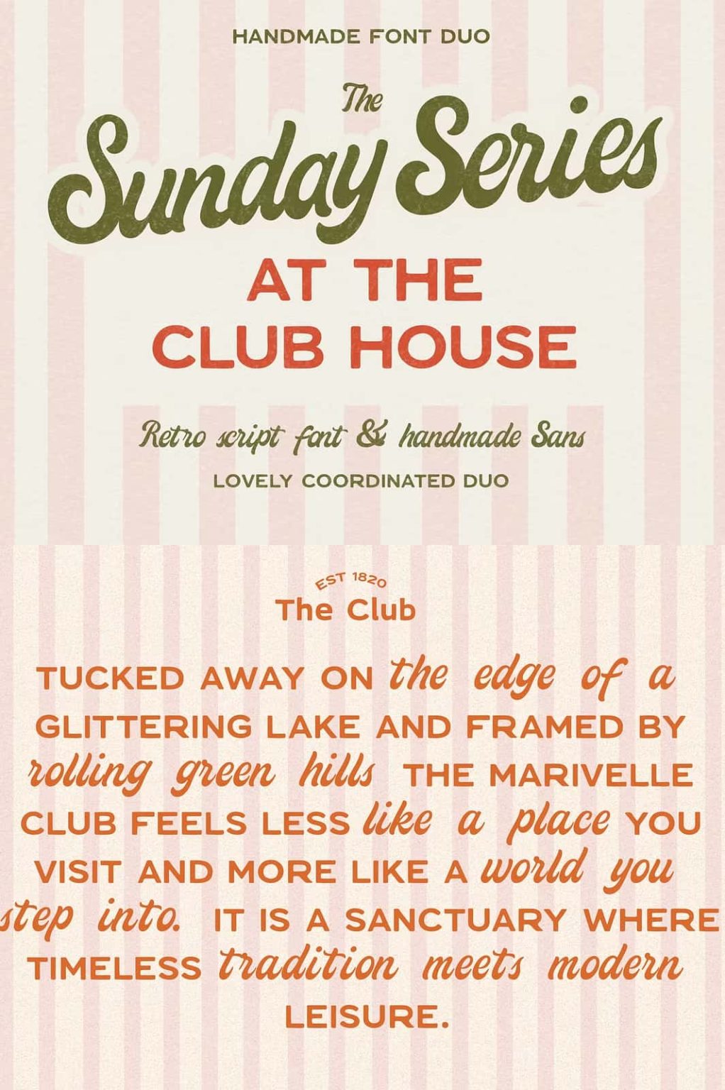 Handwritten Vintage Font Duo Sans - Leasted - Graphics Template Resources