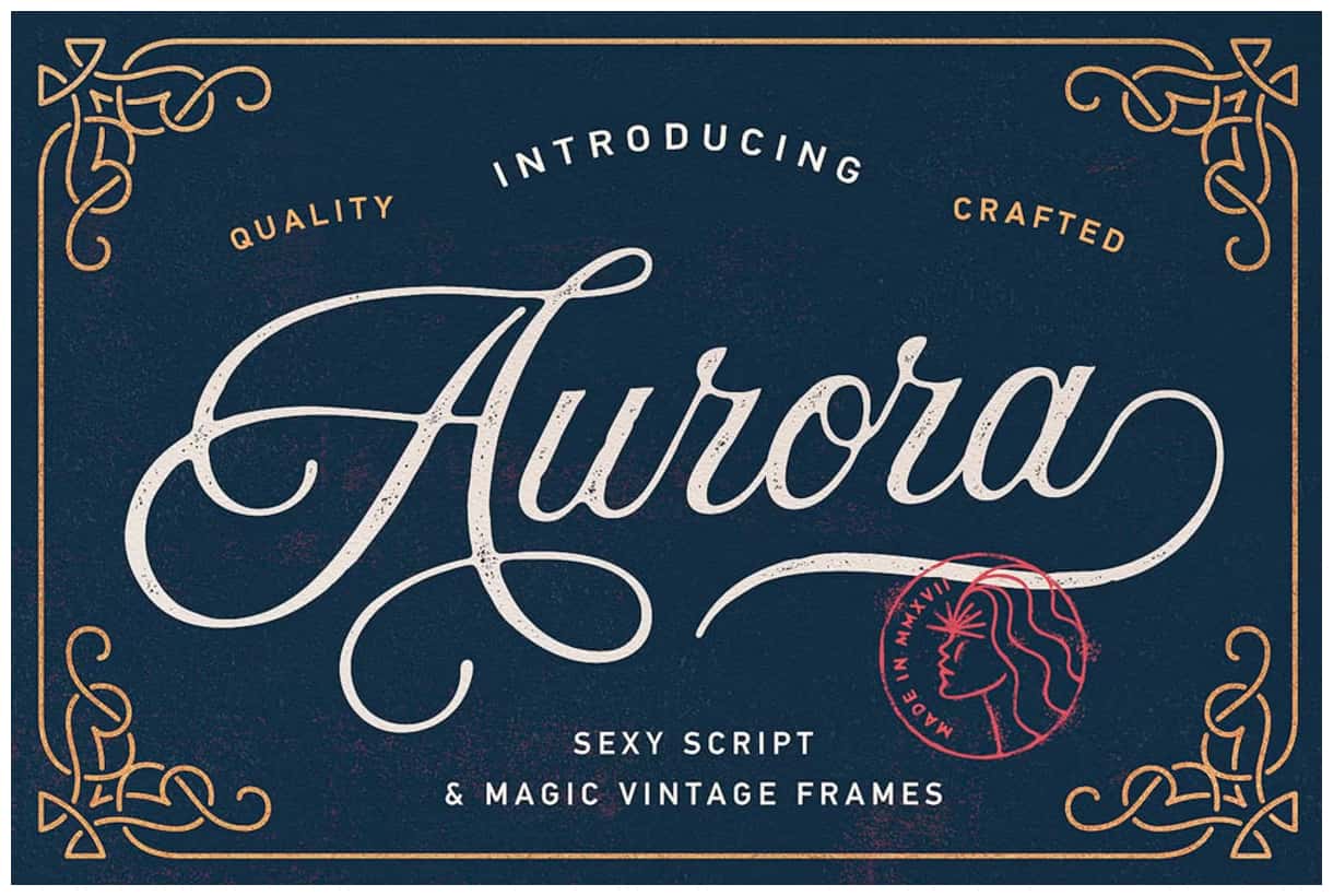 Aurora Script + Magic Frames - Leasted - Graphics Template Resources