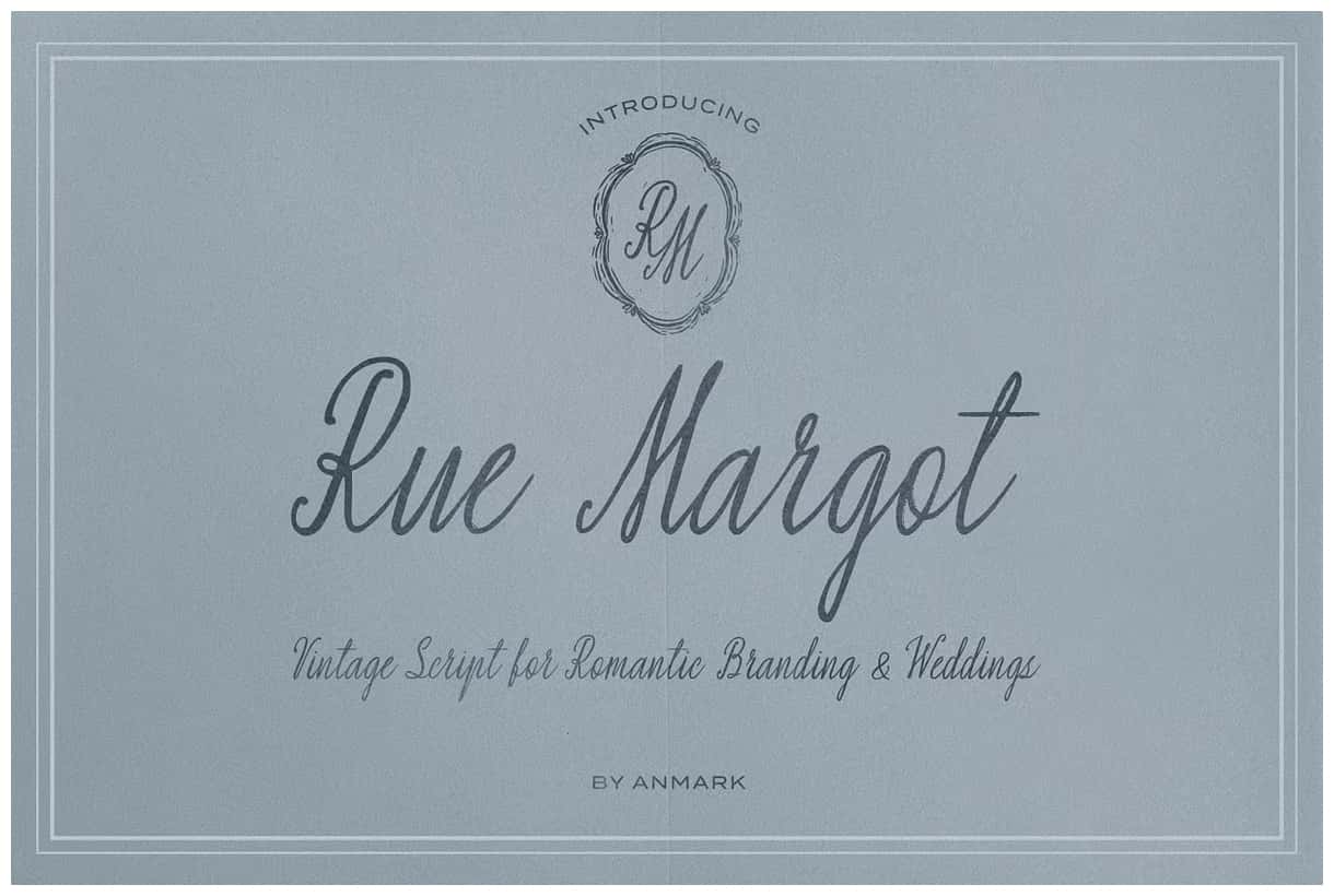 Rue Margot Elegant Wedding Script - Leasted - Graphics Template Resources
