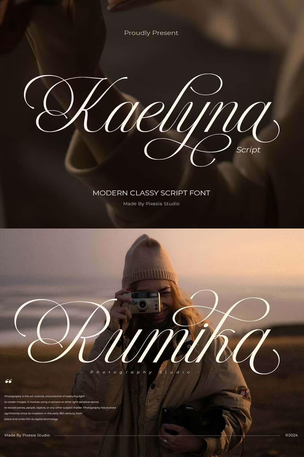 Kaelyna Script - Modern Cursive Font - Leasted - Graphics Template ...
