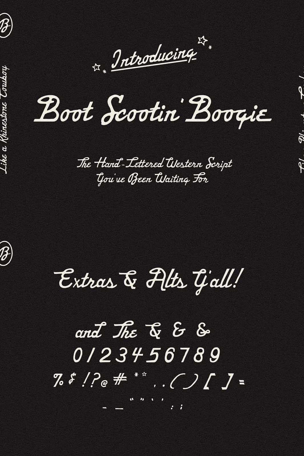 Boot Scootin' Boogie Script - Leasted - Graphics Template Resources