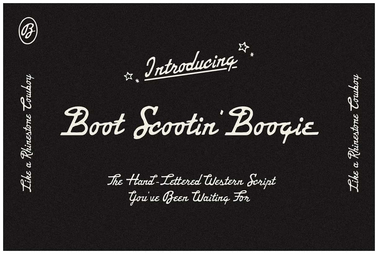 Boot Scootin' Boogie Script - Leasted - Graphics Template Resources