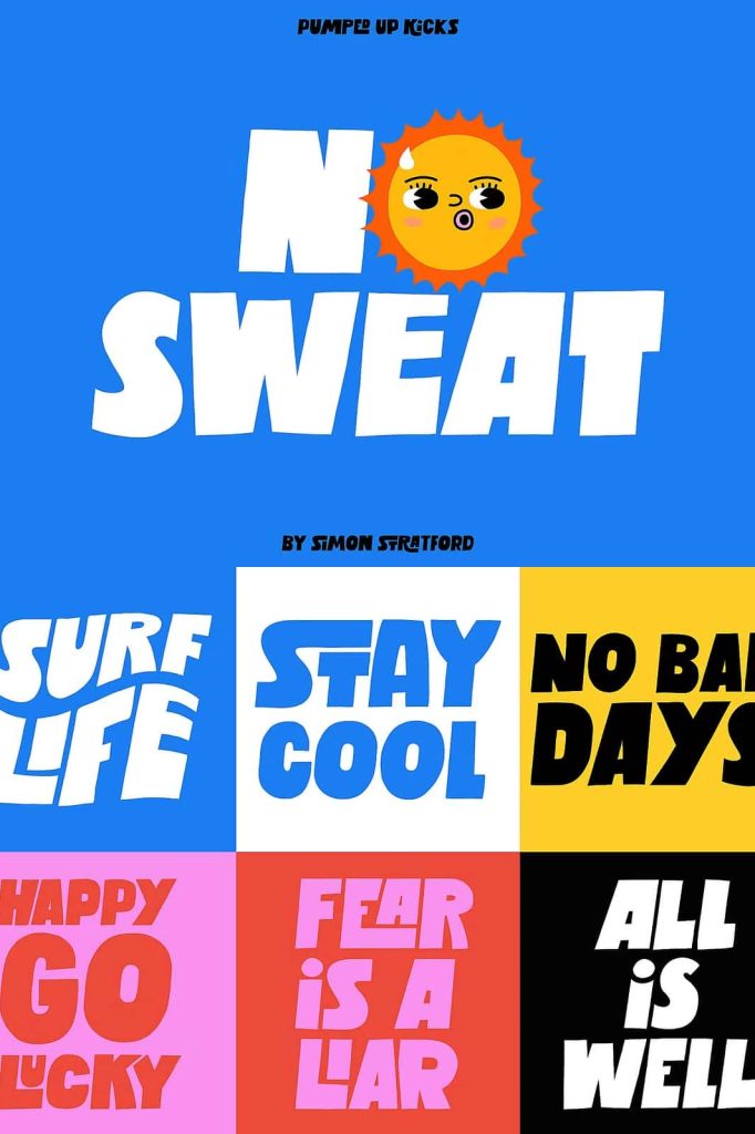 Pumped up kicks display font - Leasted - Graphics Template Resources