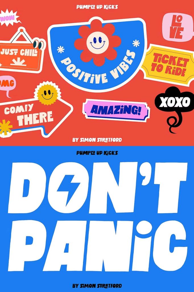 Pumped up kicks display font - Leasted - Graphics Template Resources