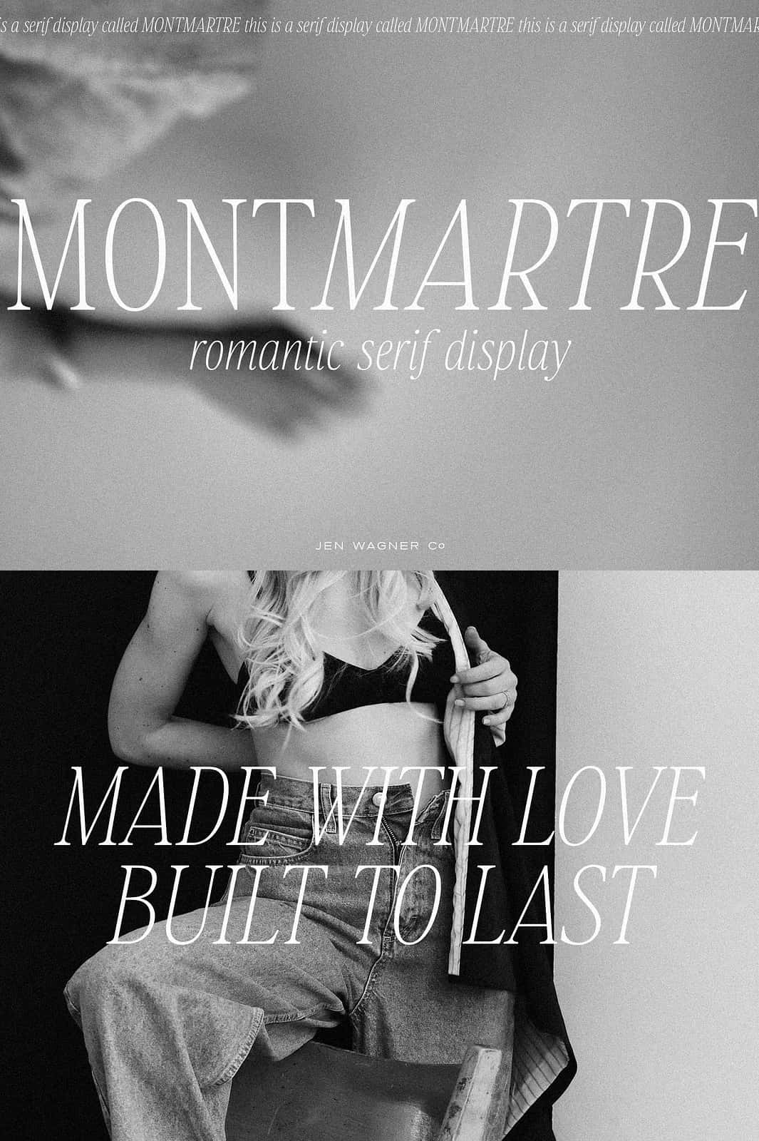 Montmartre A Romantic Quote Serif - Leasted - Graphics Template Resources