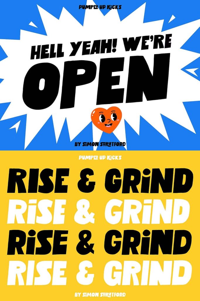 Pumped up kicks display font - Leasted - Graphics Template Resources