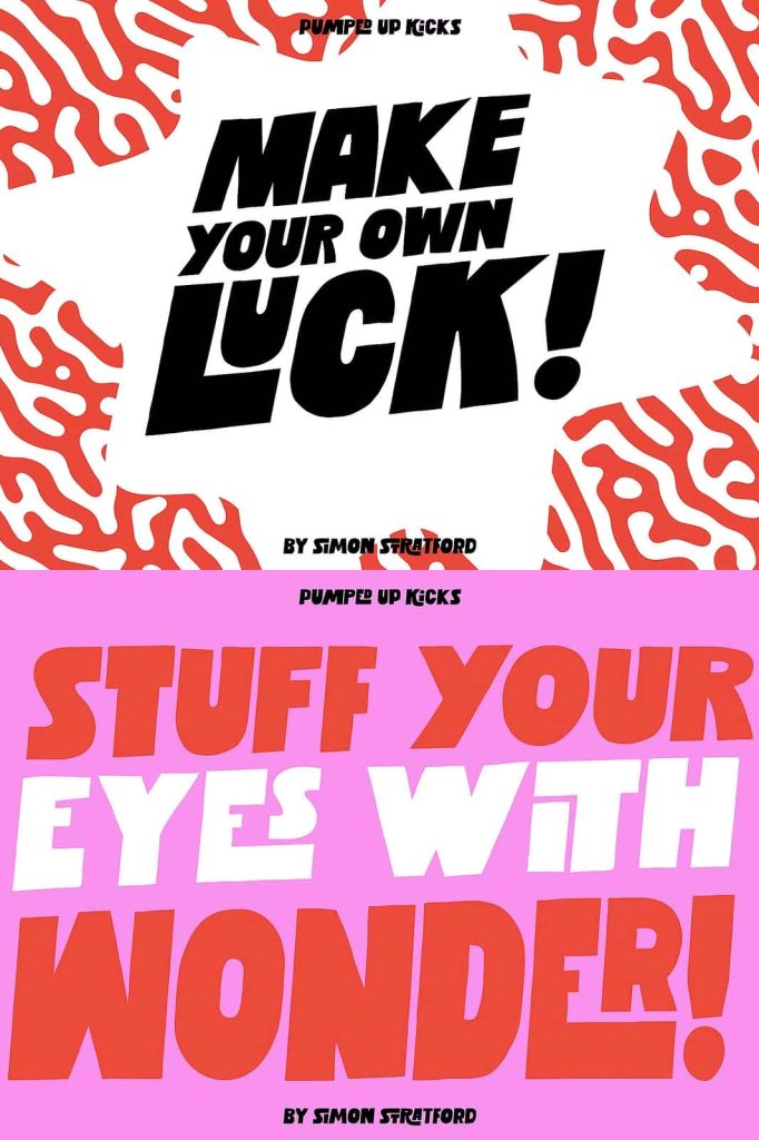 Pumped up kicks display font - Leasted - Graphics Template Resources