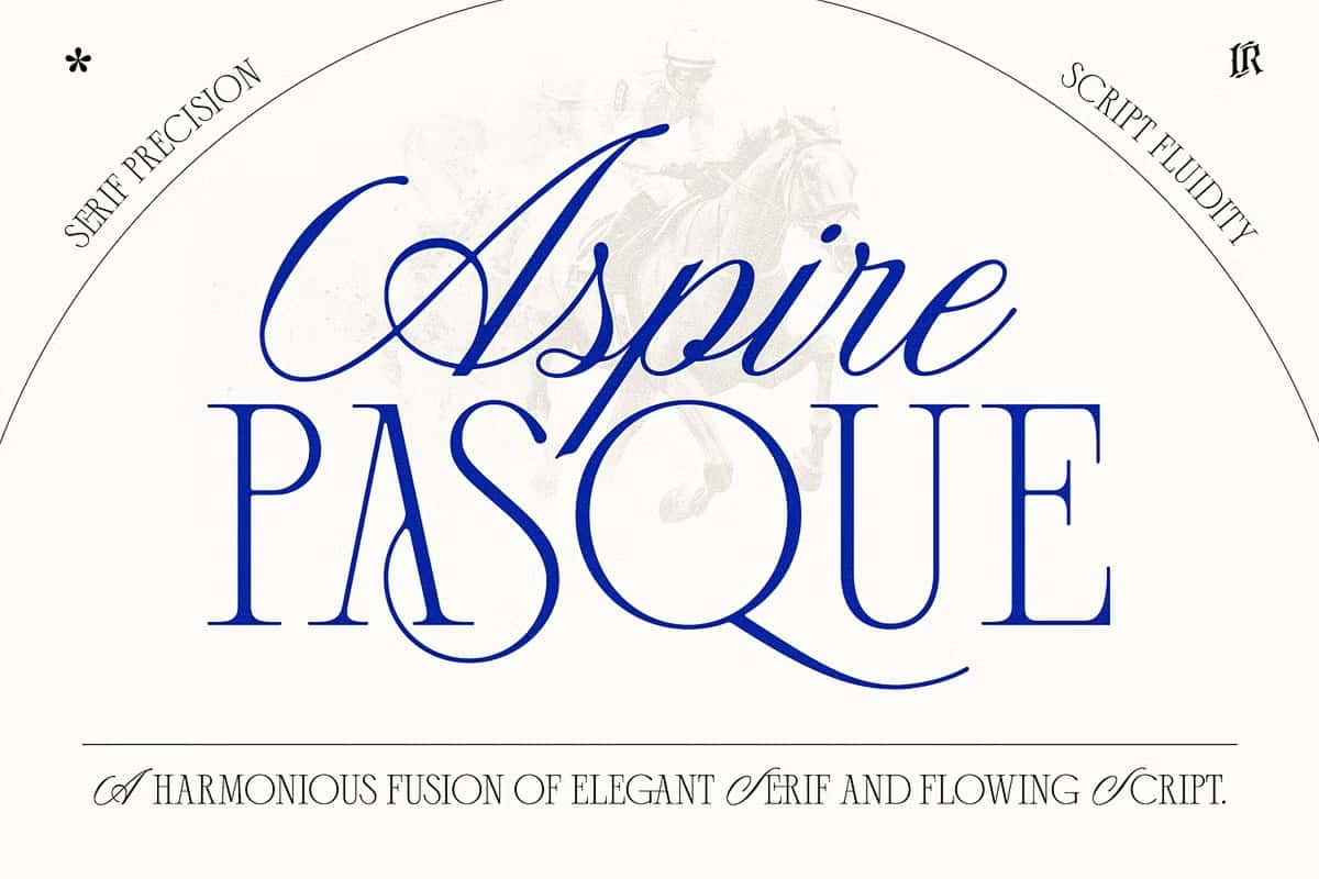 Aspire Pasque - Font Duo - Leasted - Graphics Template Resources